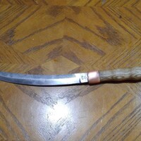 Vintage Handmade Knife, With Scaled Leather Sheath - Etsy