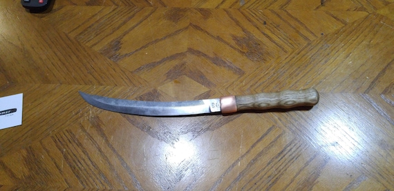 Old File Knife Trailing Point Blade - Etsy