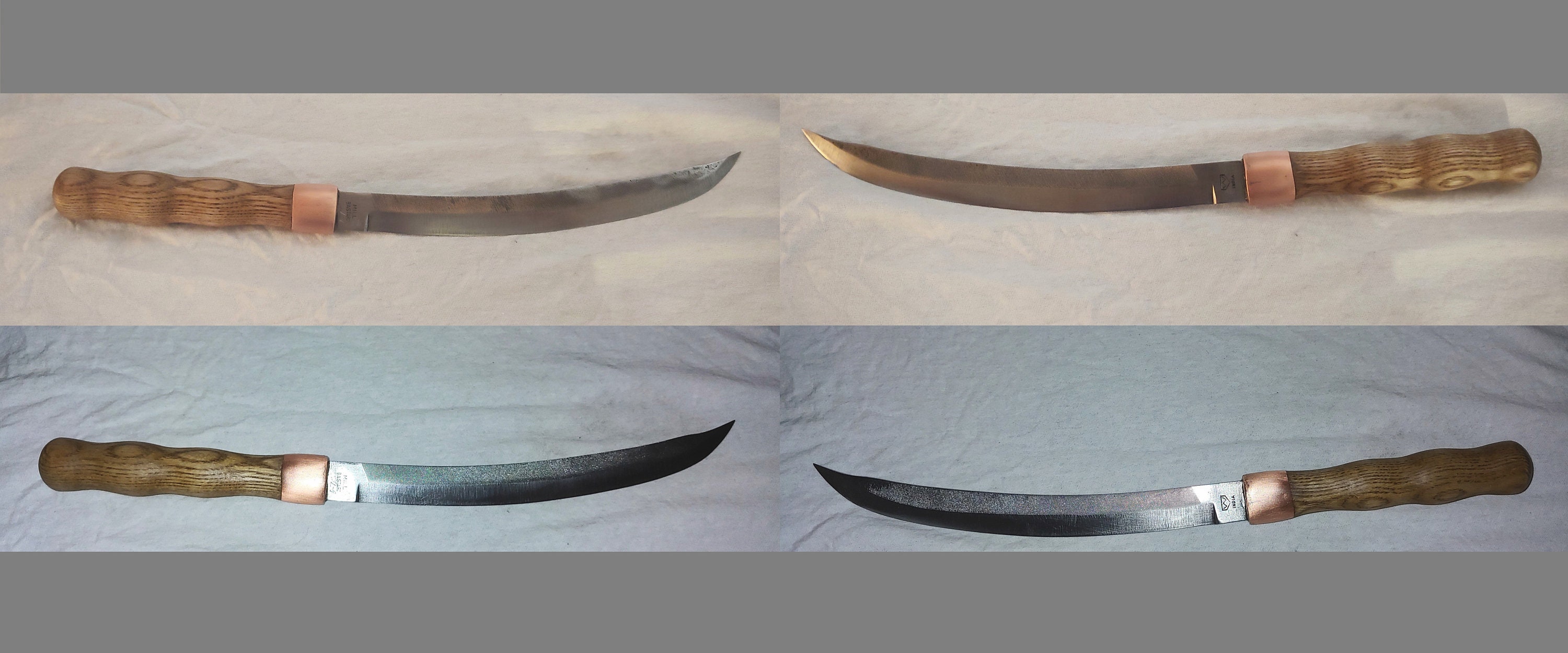 Old File Knife - Trailing Point Blade - Etsy