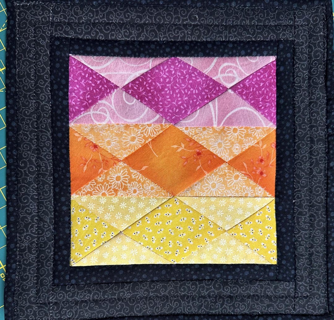 Sherbert Argyle Quilt Pattern Multiple Sizes Foundation Piecing FPP 6 ...