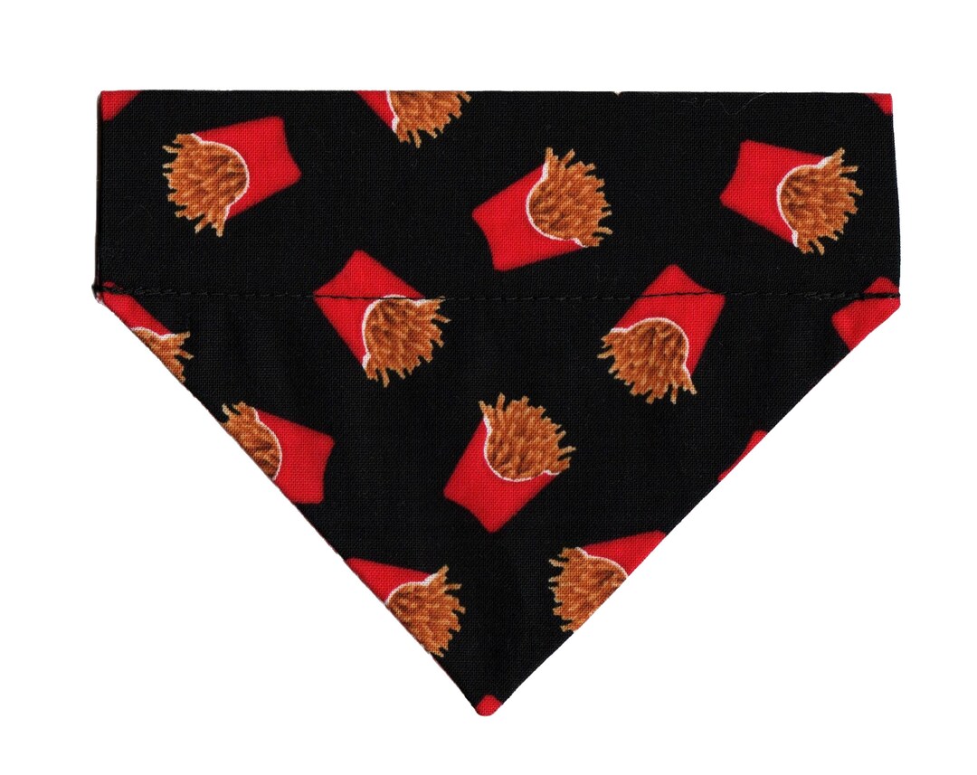 FRENCH FRIES Dog Bandana, Small Dog Bandana, Teacup Dog Bandana, Cat ...