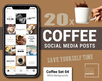 Coffee Quotes Social Media Posts Coffee Download | Etsy