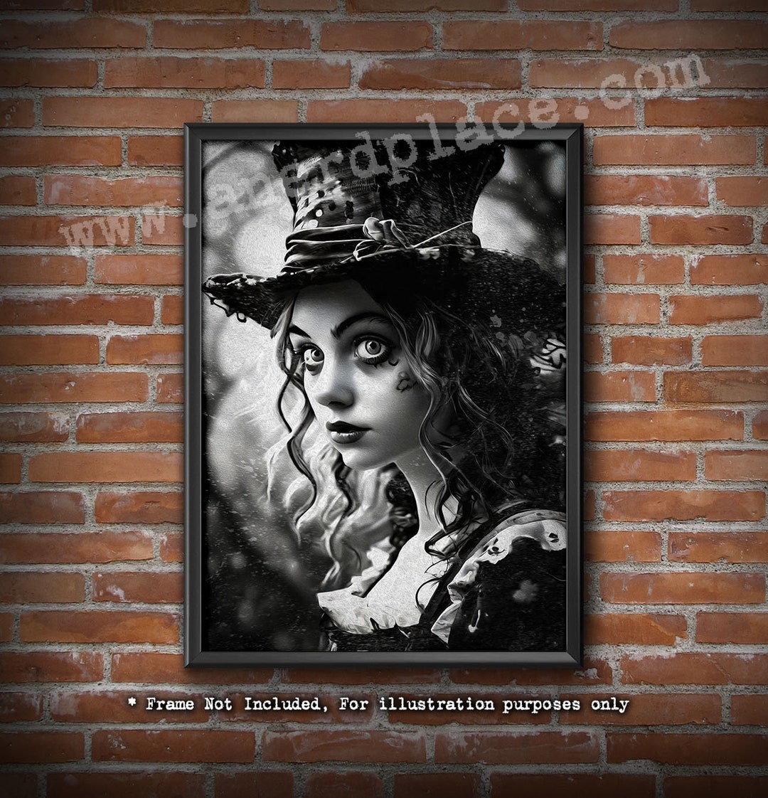 Alternative Wonderland 5 - Alice Wall Art Print Surreal Abstract Home ...