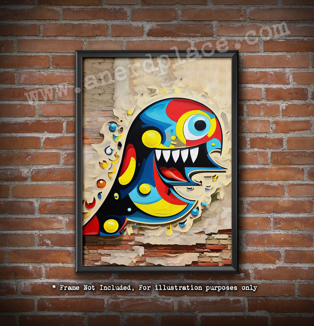 Nerd Wall Art | Pac Man Deconstructed 6 | Video Game Art Print | Wall ...