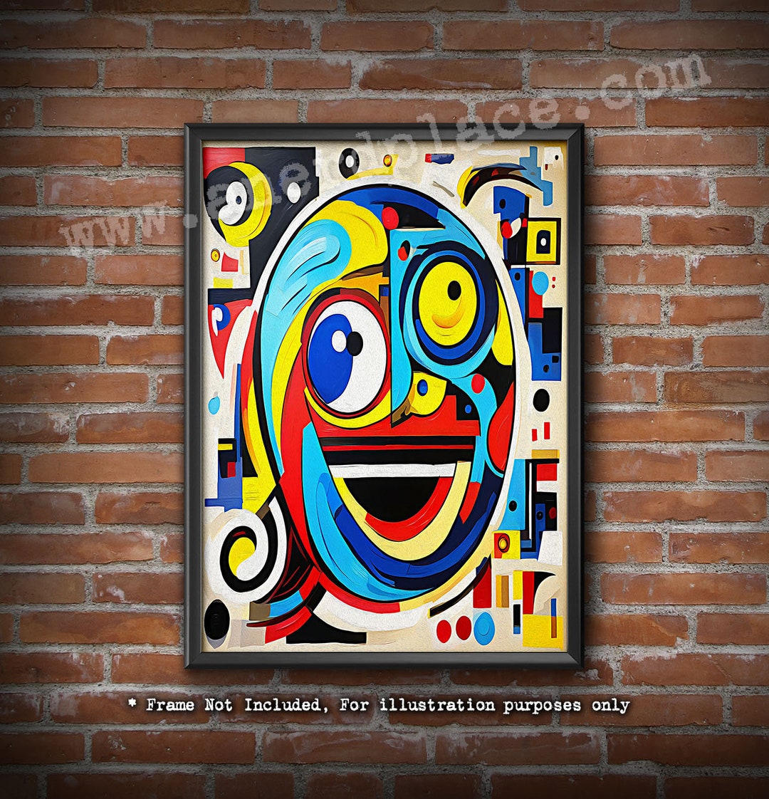Pac Man Deconstructed 4 - Wall Art Print Surreal Abstract Home Décor ...