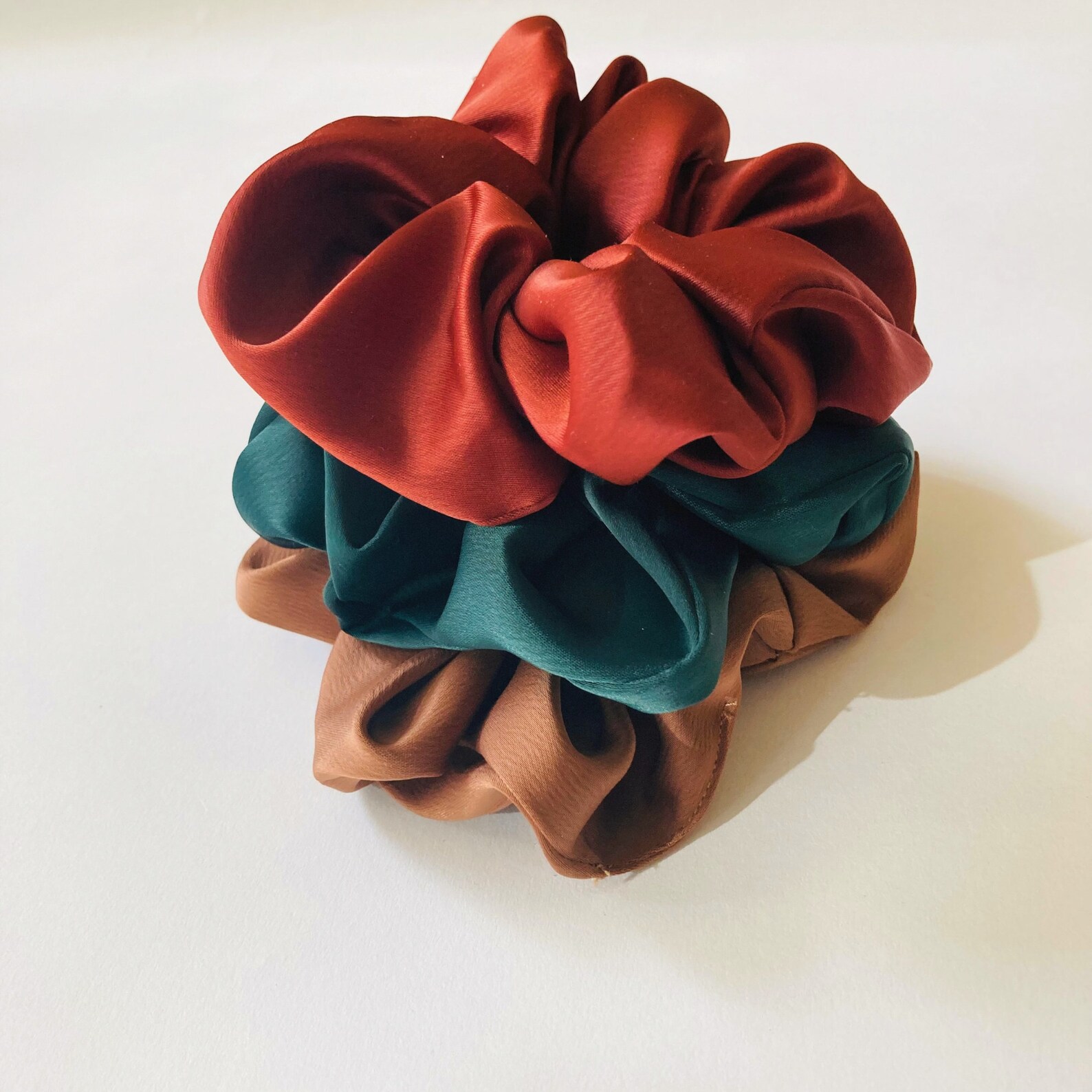 Winter Silk Scrunchie Pack Christmas Hair Satin Scrunchies - Etsy