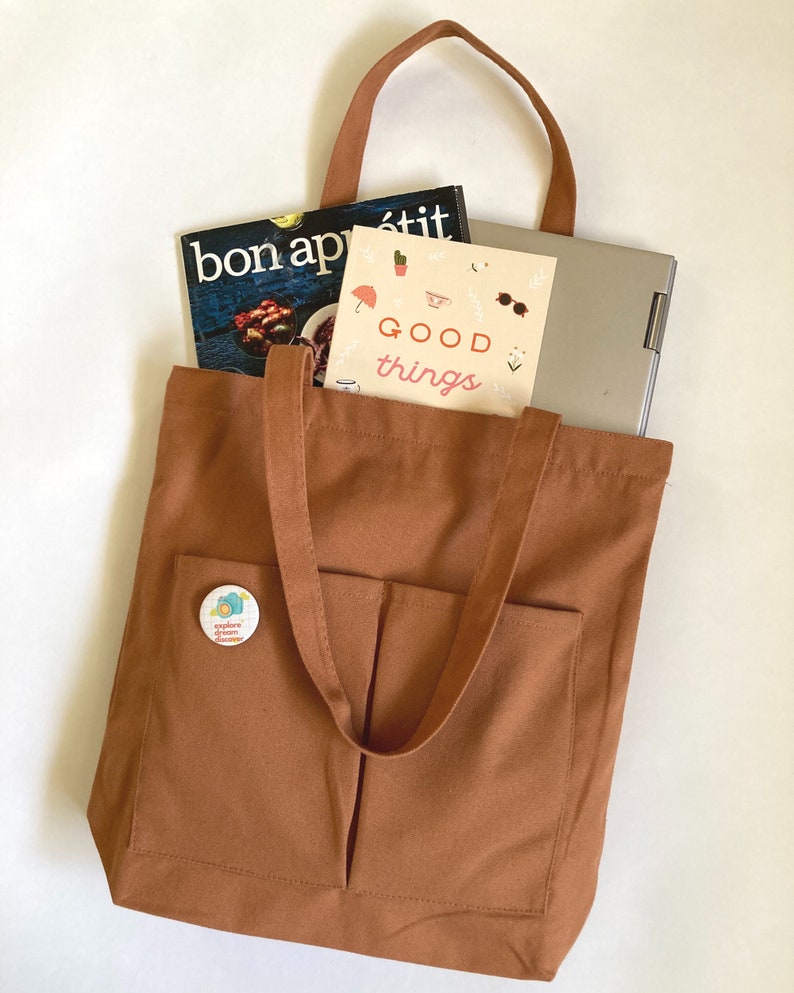 Cute Canvas Tote Bag Tote Bag Aesthetic Laptop Tote Bag - Etsy