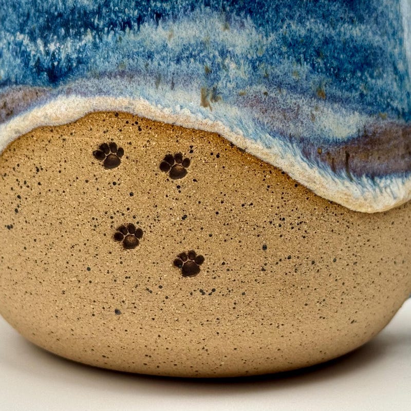 Hand Thrown Ocean Mug - Etsy