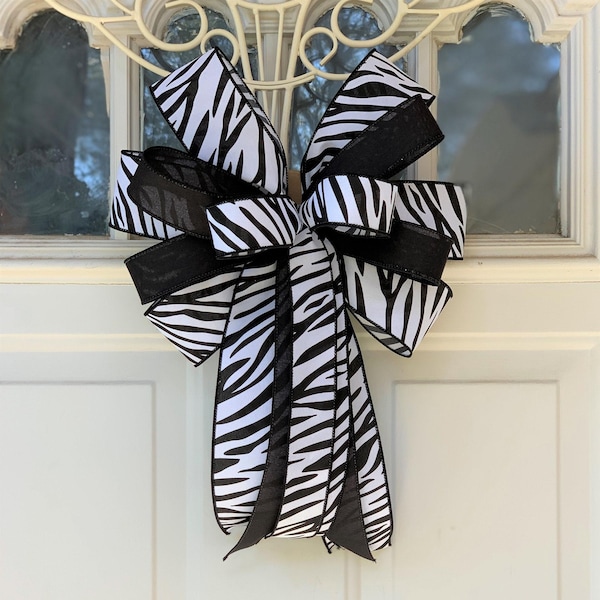 Zebra Wreath - Etsy