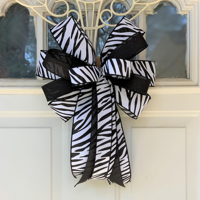 Zebra Wreath - Etsy