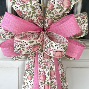 Spring Bow, Easter Bow for Wreath, Lantern Bow Decoration, Spring ...
