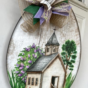 Easter Door Hanger, Church Decor, Everyday Church Decor, Happy Easter ...