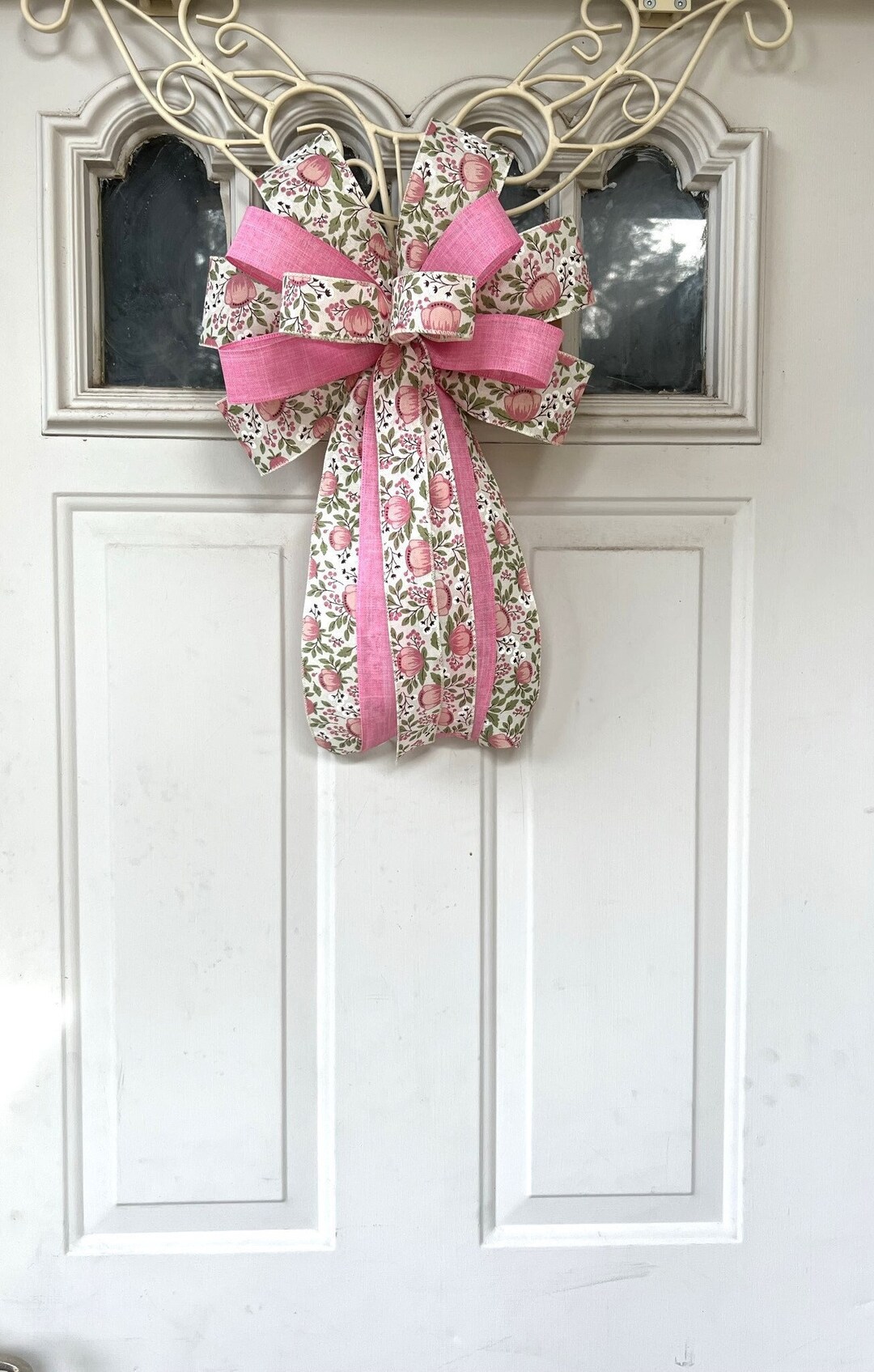 Spring Bow, Easter Bow for Wreath, Lantern Bow Decoration, Spring ...