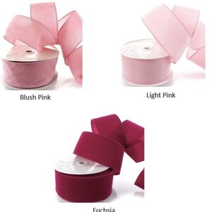 Pale Pink Velvet Valentine Bow for Wreath, Christmas Lantern Bow ...