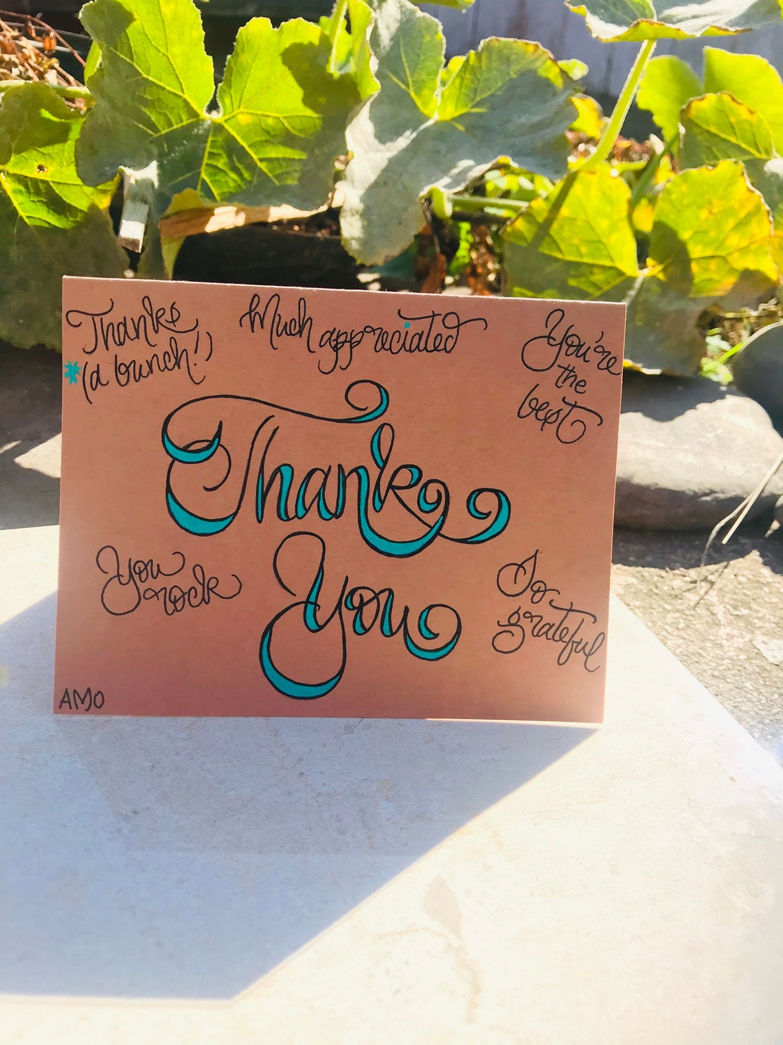 Tarjeta de agradecimiento Nota de gratitud Regalo de - Etsy España