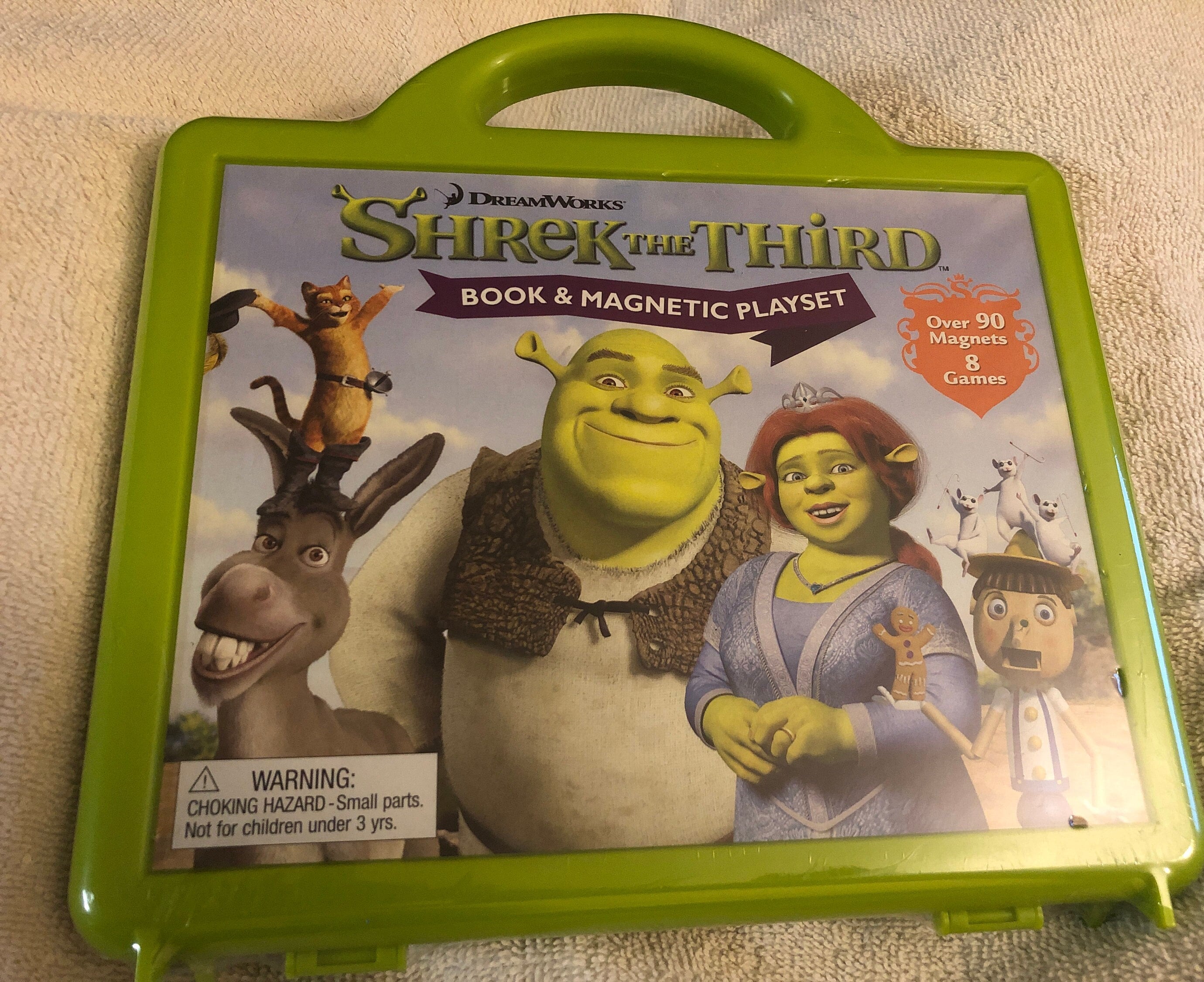 Shrek the Third Book &magnetic Playset - Etsy