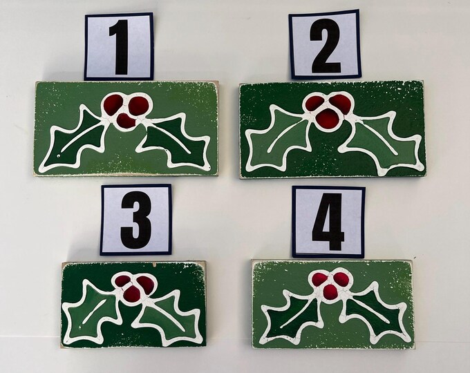 HOLLY LEAF MINIS- Beach, Holiday, Gift, Decorations, Winter, Snow ...