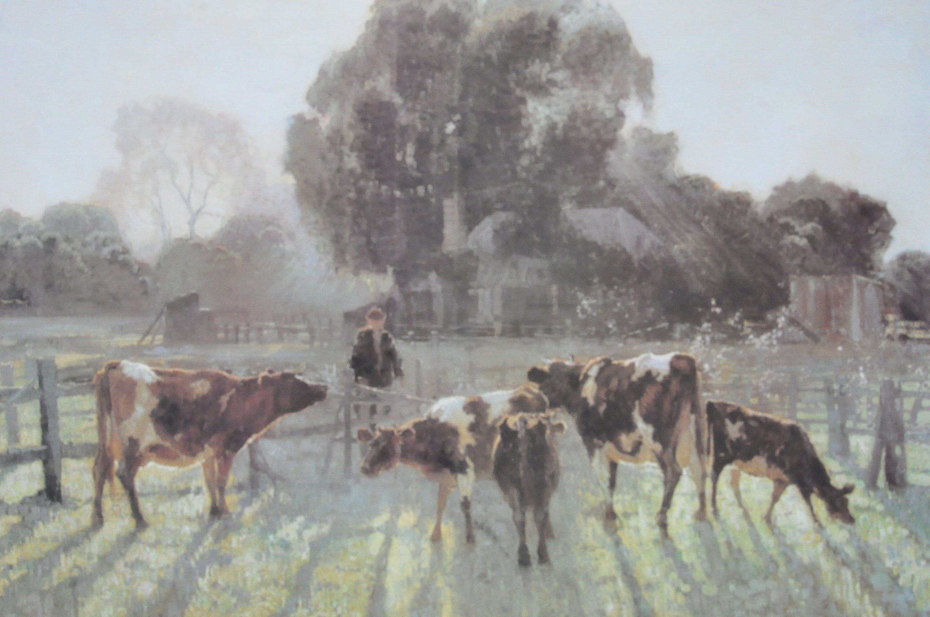 Spring Frost 1919 by Elioth Gruner unframed large original | Etsy