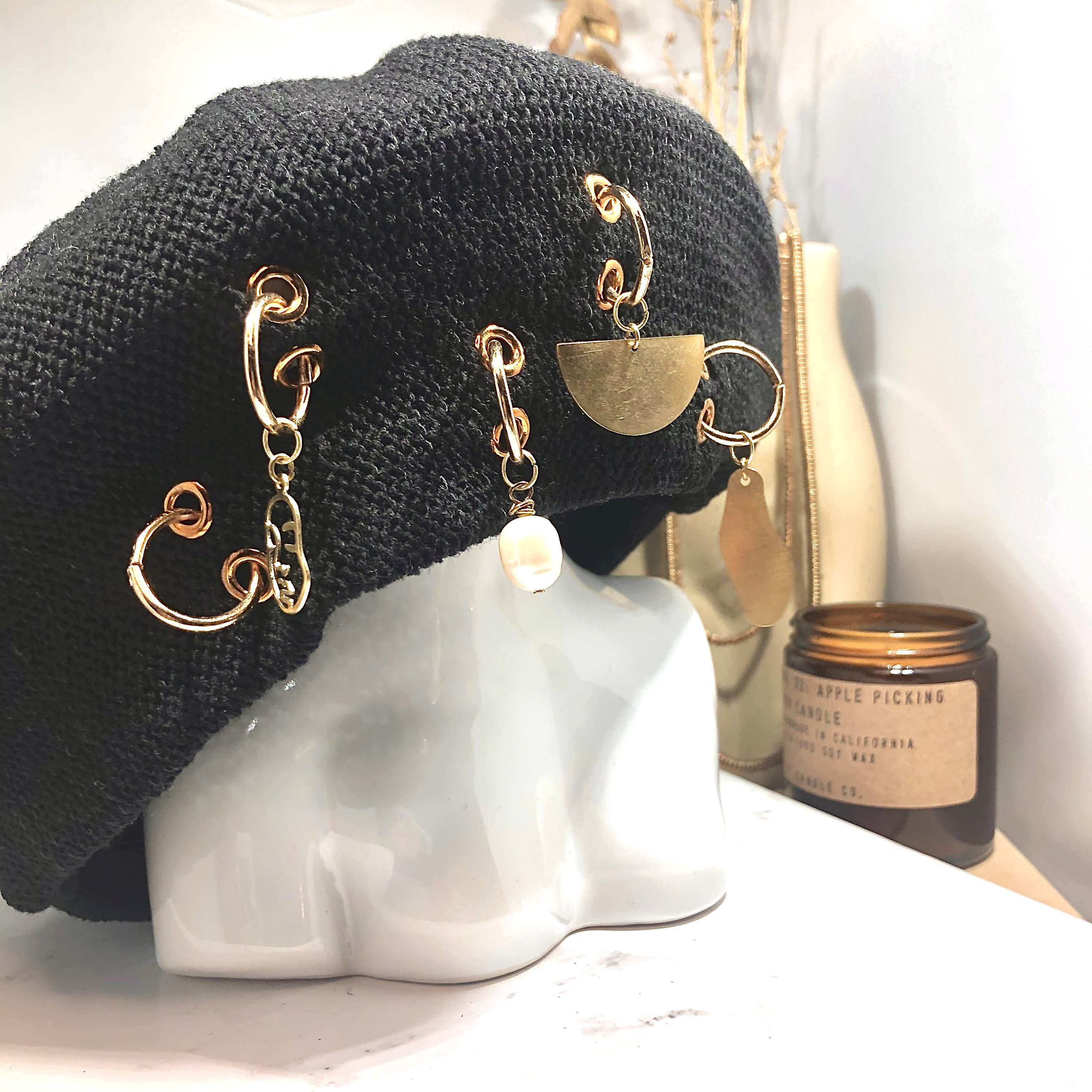 Women's Handmade Embellished Beret - Etsy