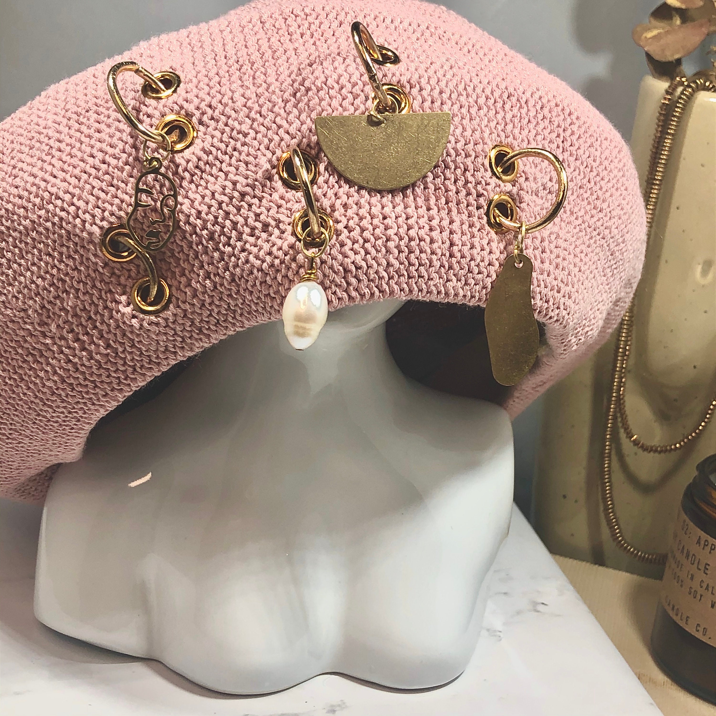 Women's Handmade Embellished Beret - Etsy Hong Kong