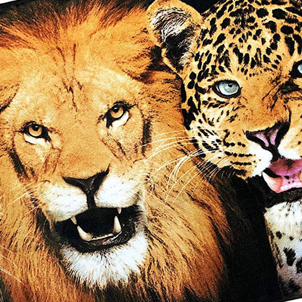 Big Cats Tiger Lion Cheetah Velour Beach Towel - Etsy