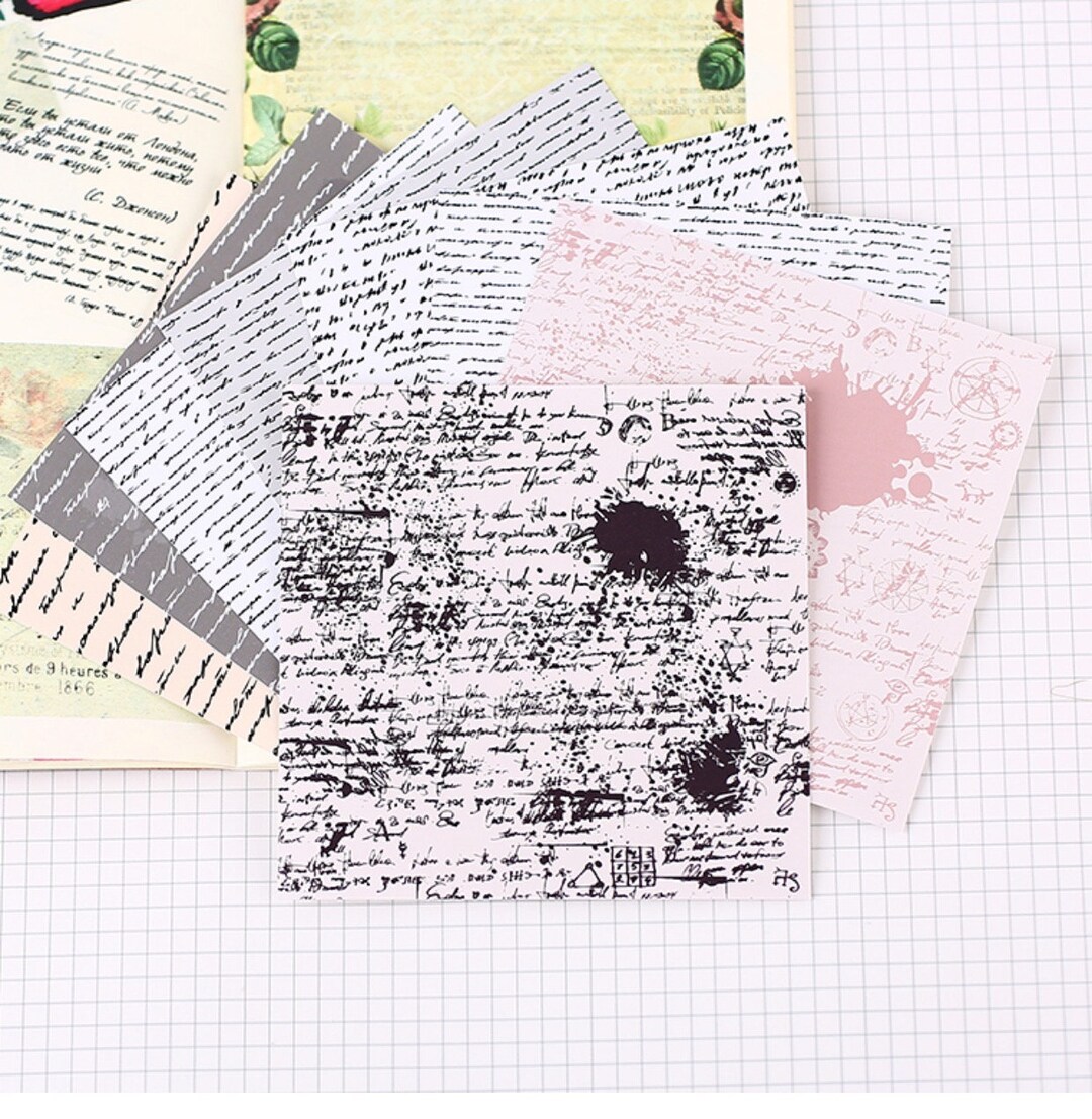 Self Adhesive Scrapbook Paper - Letters, Assorted Set Tracing Paper ...