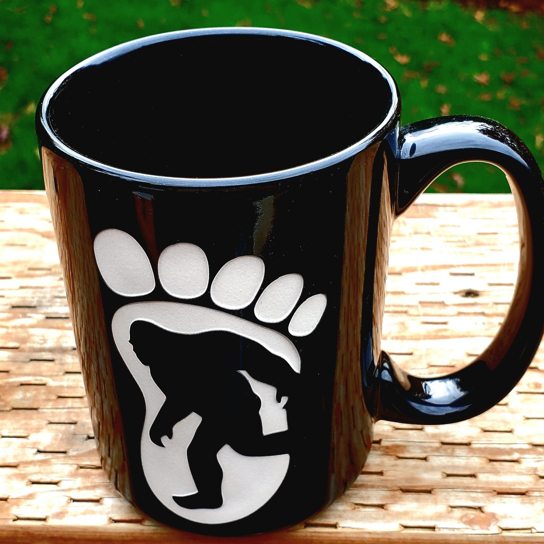 Bigfoot Coffee Mug Sasquatch Big Foot Mug Bigfoot Teacup - Etsy