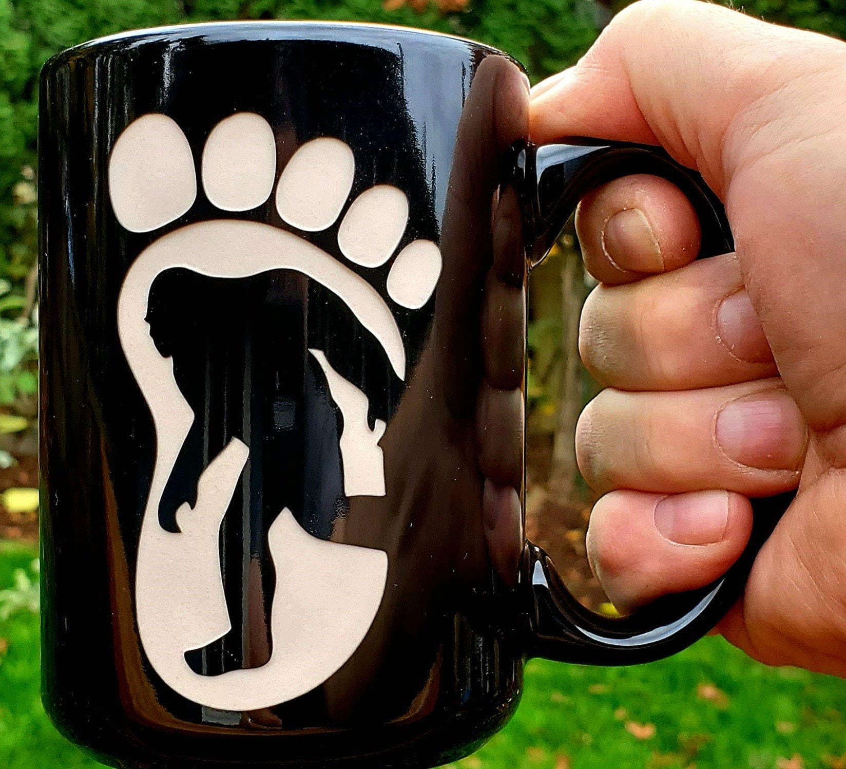 Bigfoot Coffee Mug Sasquatch Big Foot Mug Bigfoot Teacup - Etsy