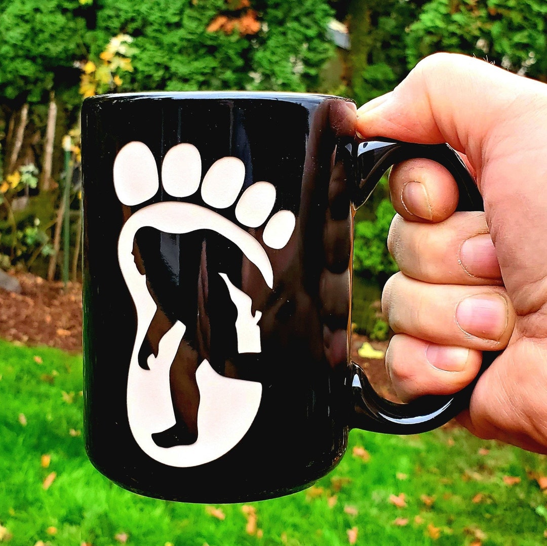 Bigfoot Coffee Mug Sasquatch Big Foot Mug Bigfoot Teacup - Etsy