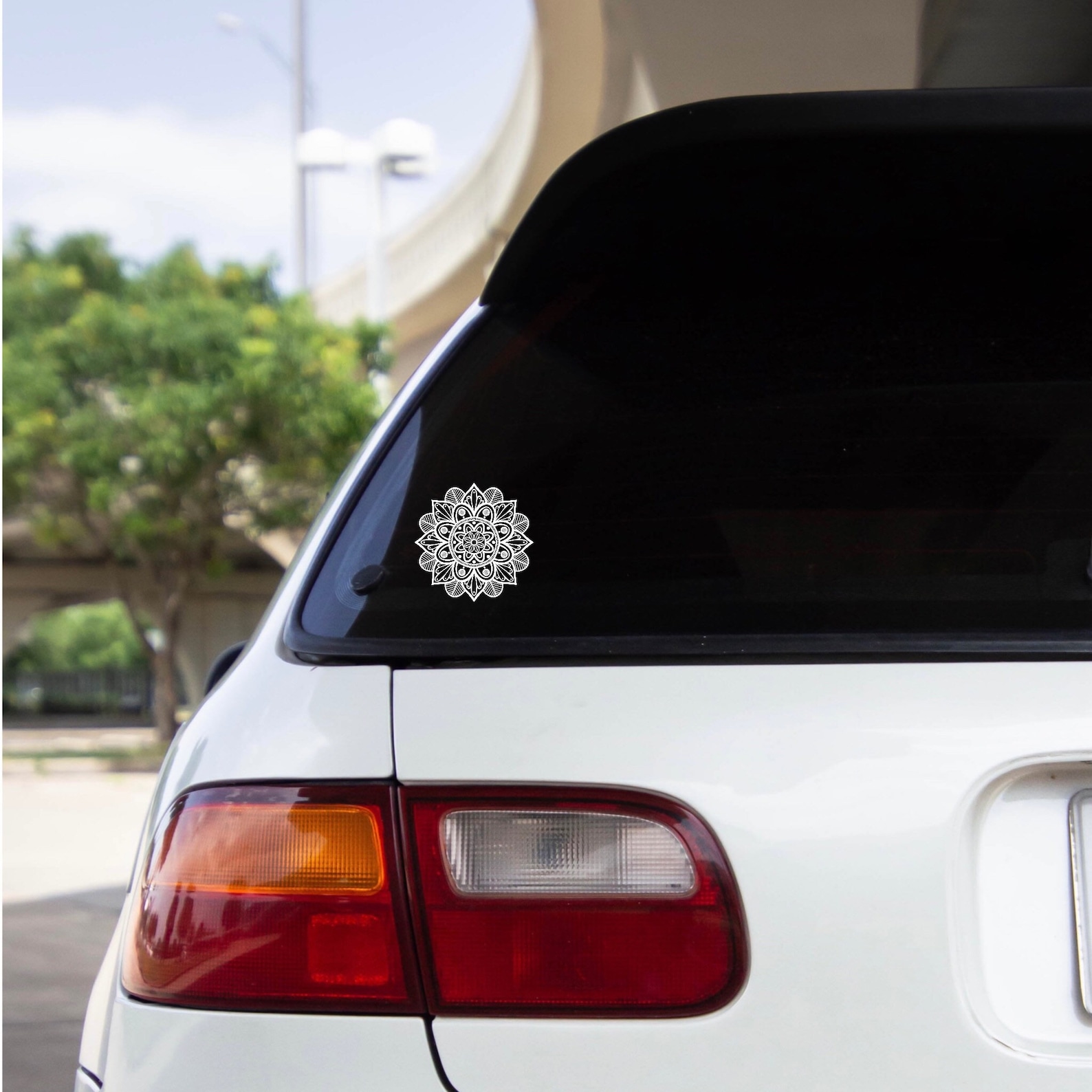 Mandala Decal Mandala Car Decal Permanent Car Decal - Etsy
