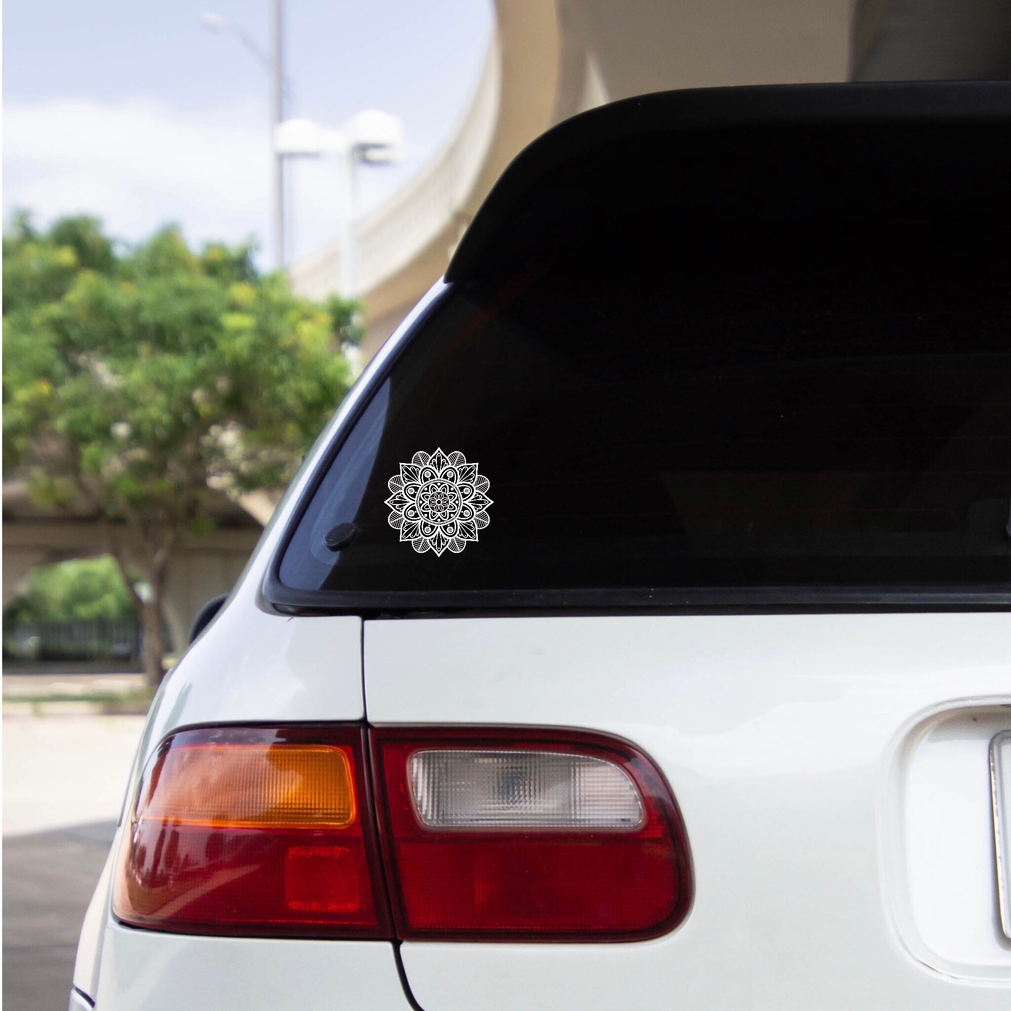 Mandala Decal Mandala Car Decal Permanent Car Decal - Etsy