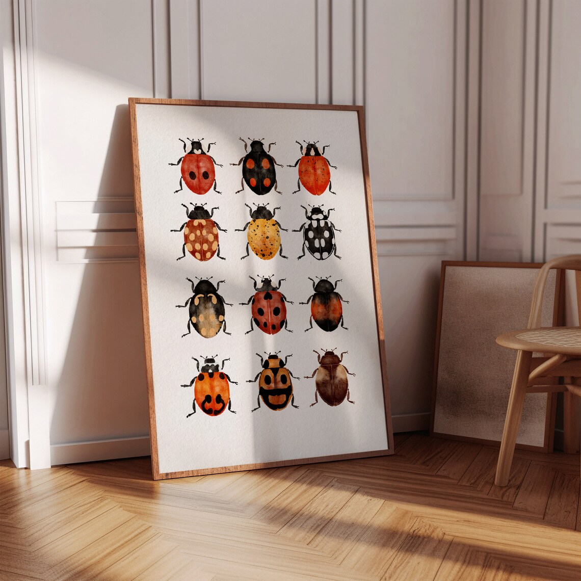 Vintage Beetle Print | Digital Download | Beetle Collage Print | Beetle ...