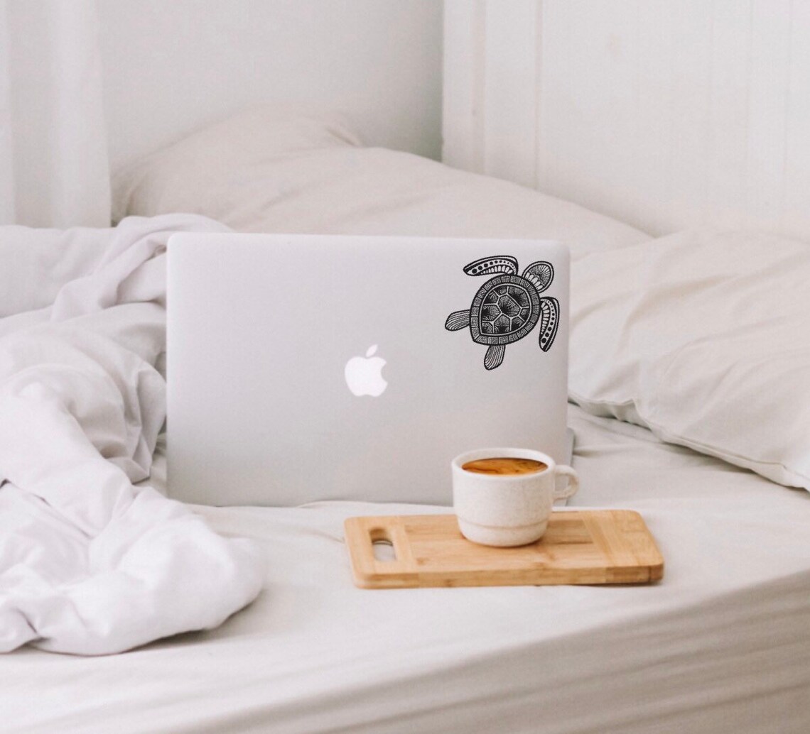 Turtle Decal Car Decal Sea Turtle Decal Permanent Vinyl - Etsy