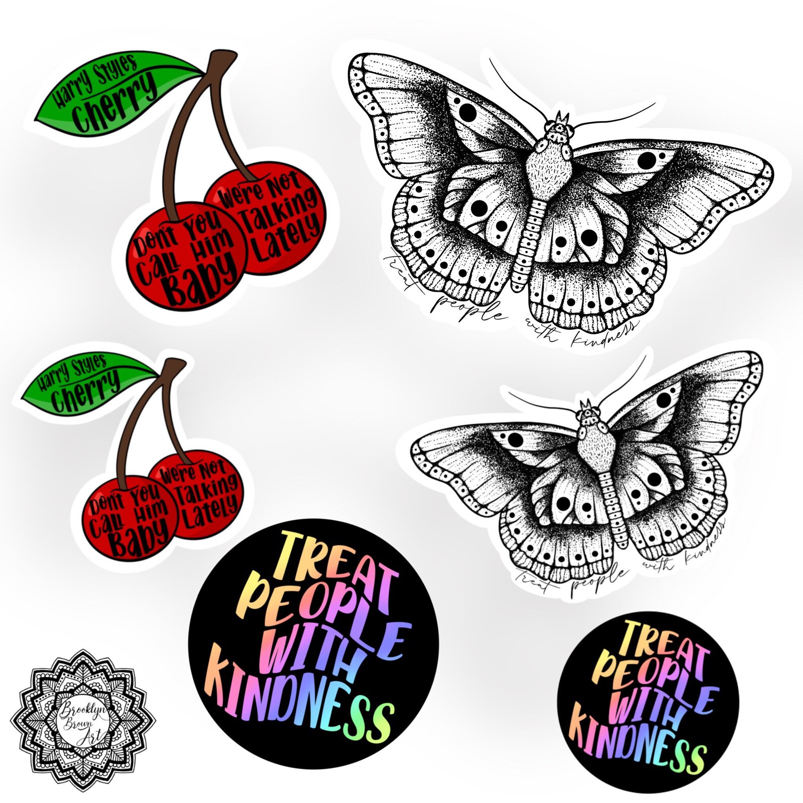 Harry Styles Sticker Pack Harry Styles Stickers Treat | Etsy