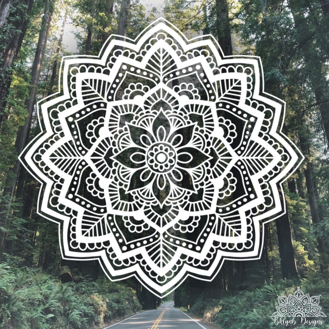 Mandala Decal | Mandala Car Decal | Permanent Car Decal | Mandala ...