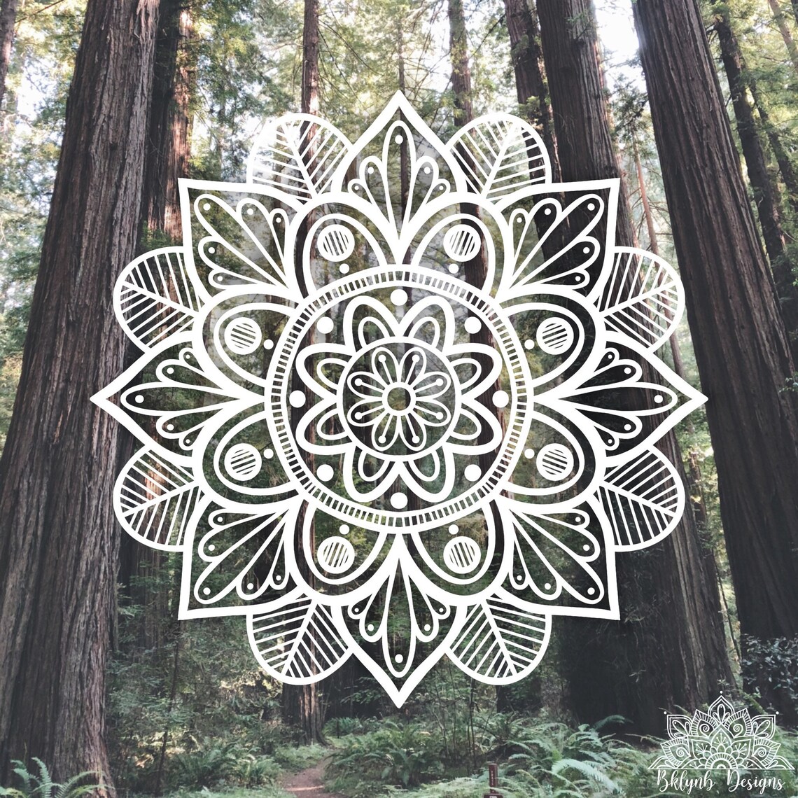 Mandala Decal Mandala Car Decal Permanent Car Decal - Etsy