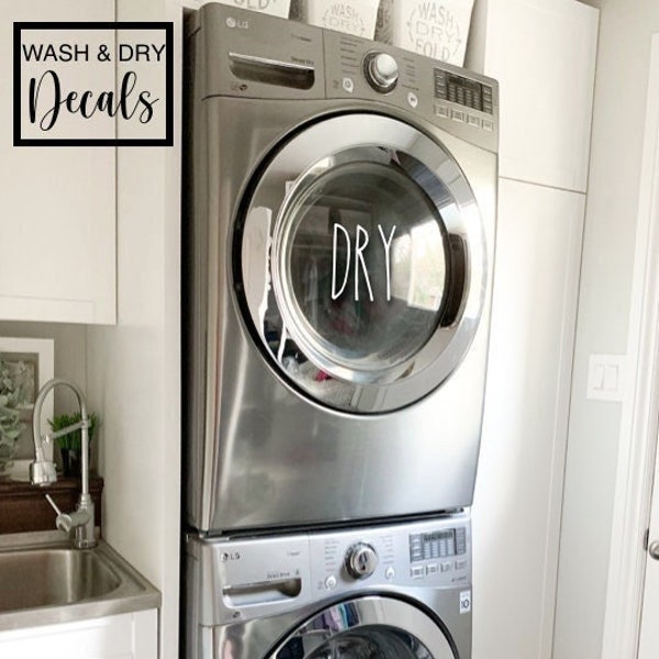 Wash and Dry Decal - Etsy
