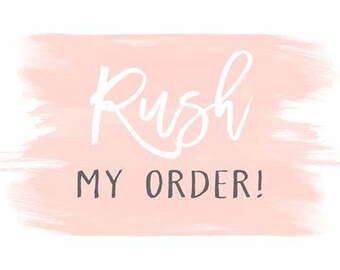 Rush My Order Decals - Etsy