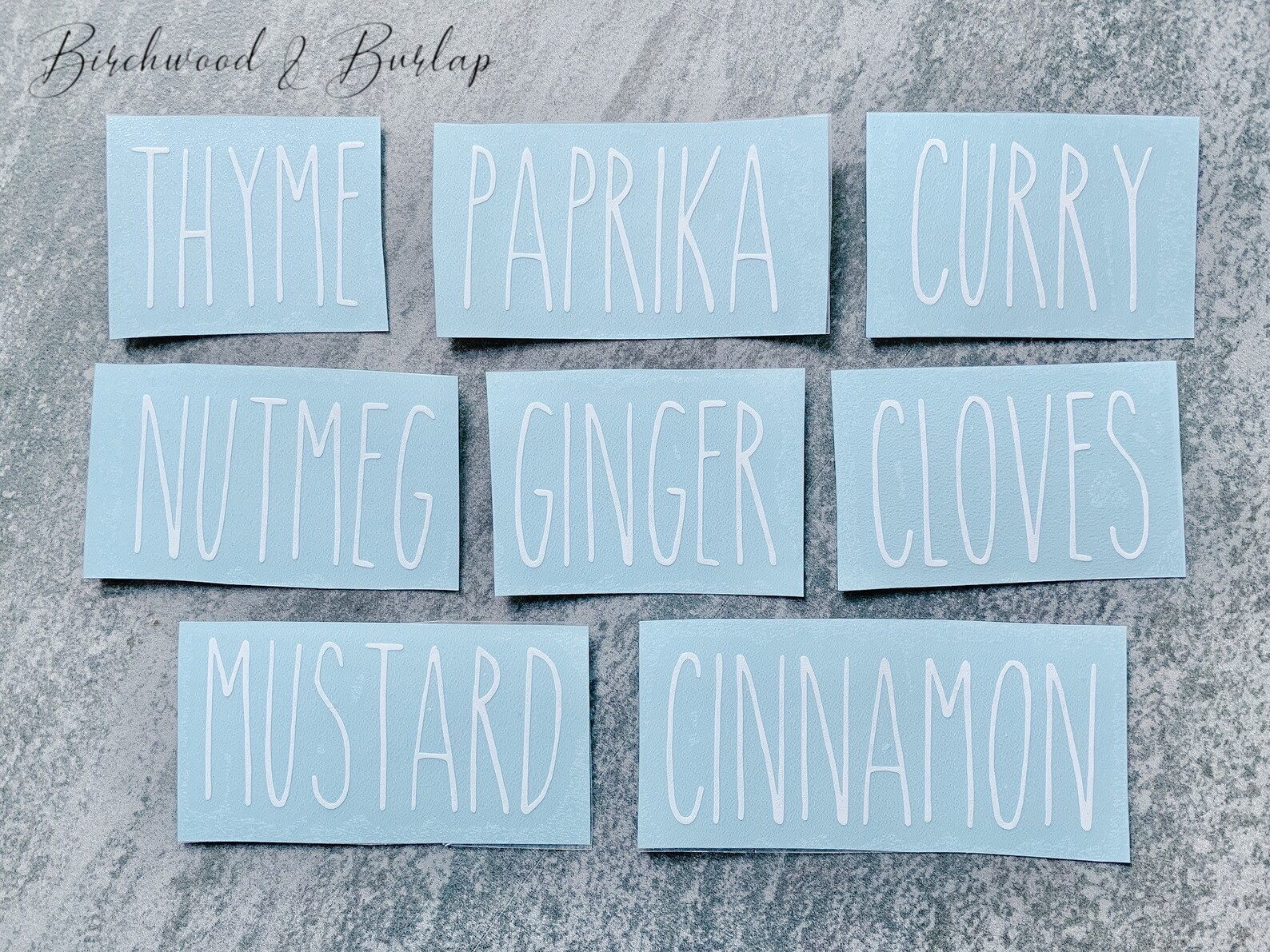 Custom Rae Dunn Inspired Pantry Labels Personalized Kitchen | Etsy