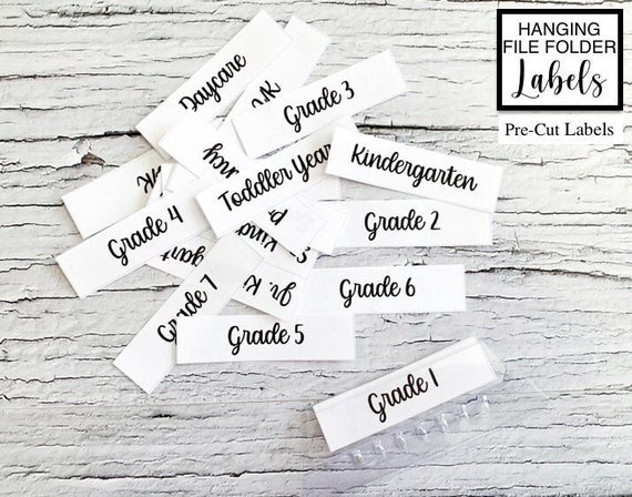 Memory Box File Labels School Memories File Folder Labels - Etsy