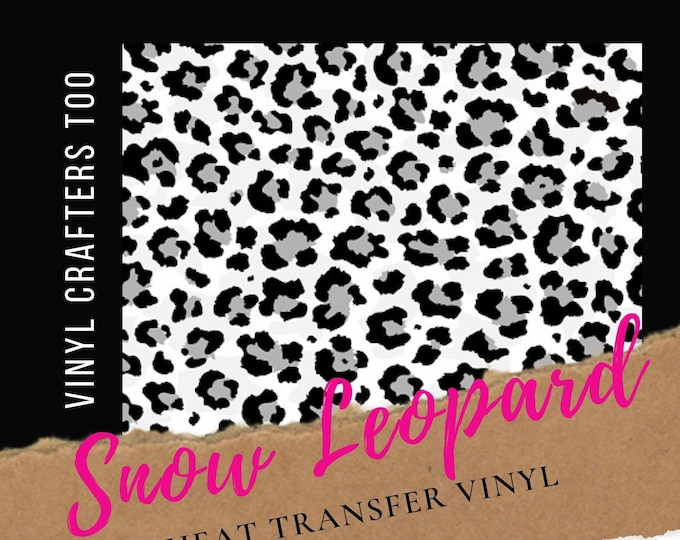 Cheetah/leopard Print HTV heat Transfer Vinyl or Oracal 651 - Etsy