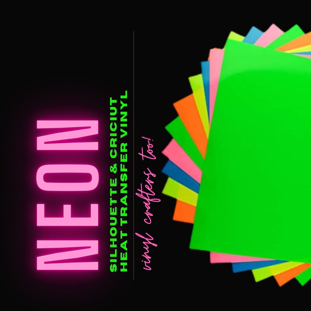 NEON VINYL SHEET, Heat Press Vinyl, Thermoflex Long-lasting Heat ...
