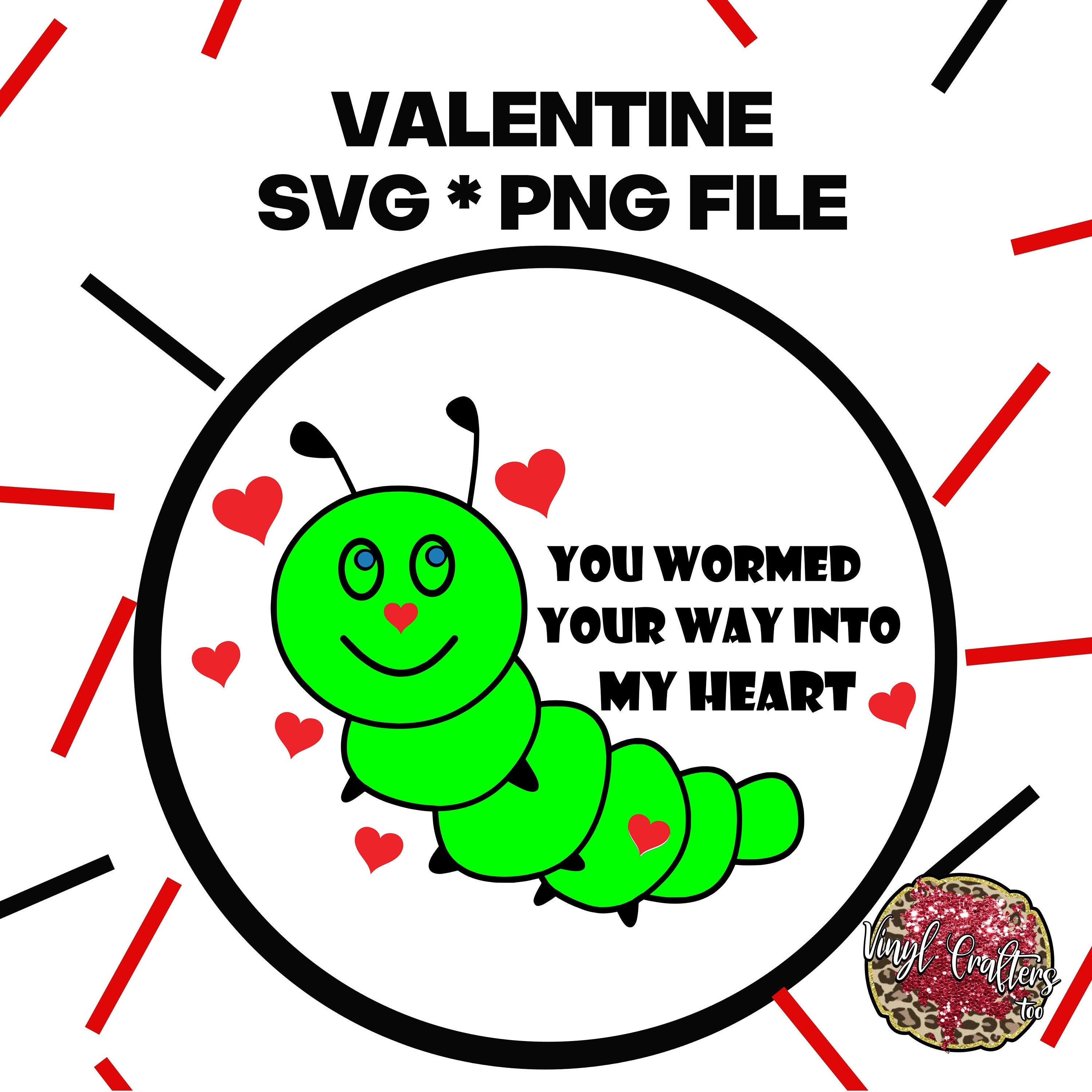 Caterpillar SVG Kids Svg Valentine Svg Svg and Png Files - Etsy