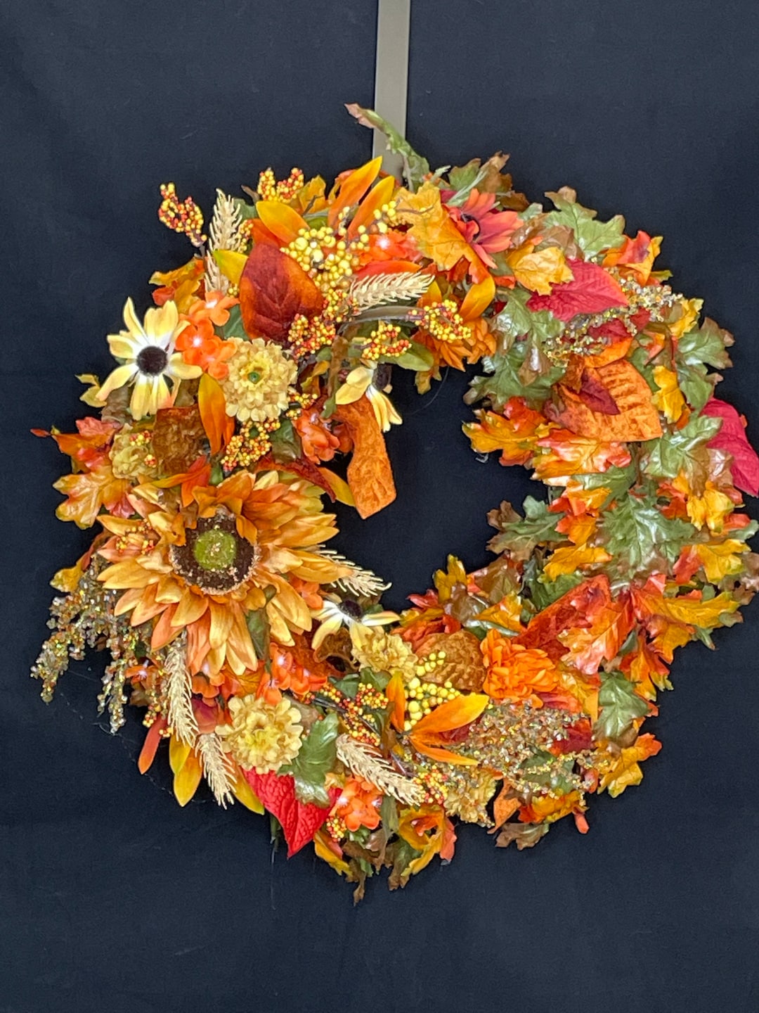 Sunflower Fall Flowers Wreath 20 - Etsy