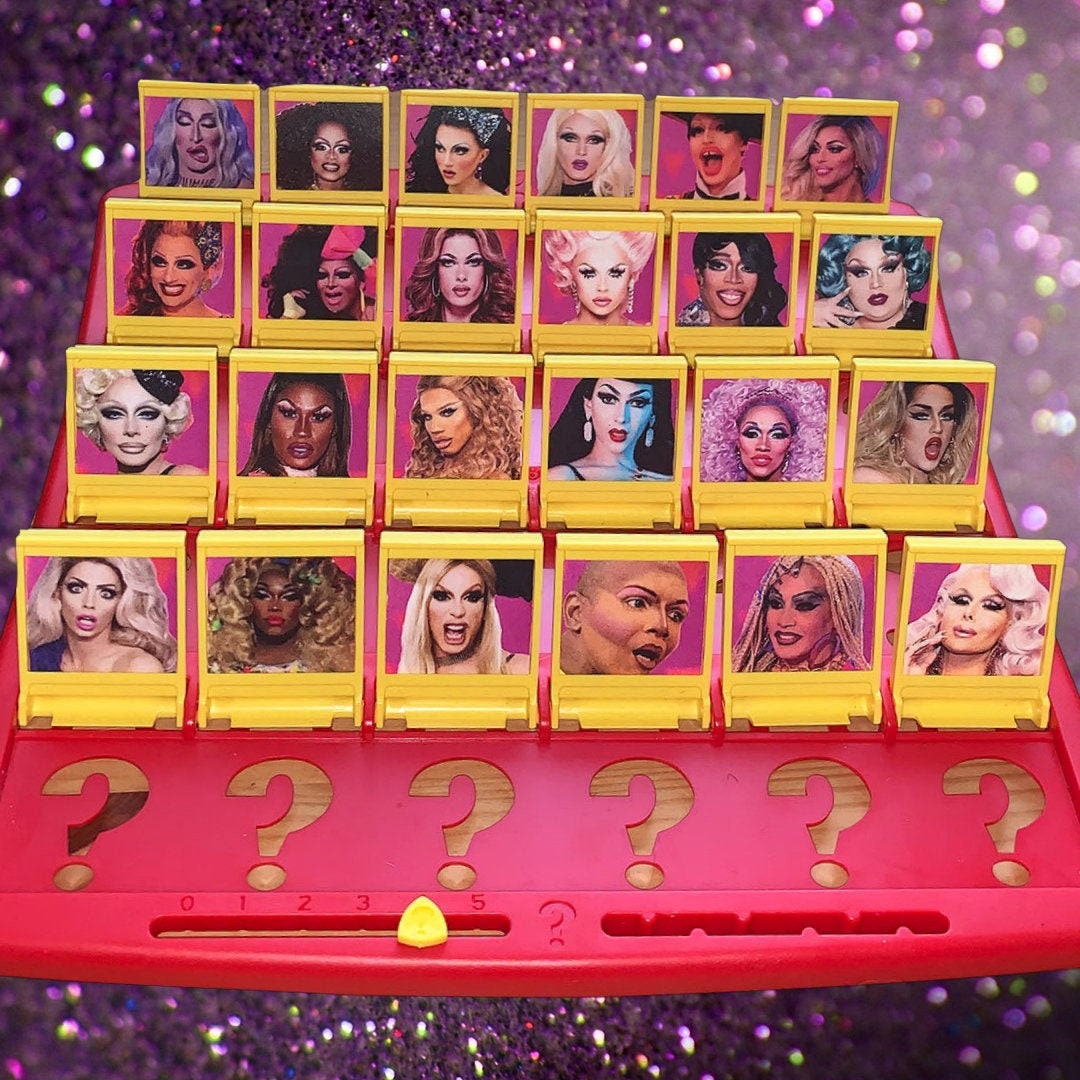 Cards for Rupaul's Drag Race Guess Who Game Printable | Etsy