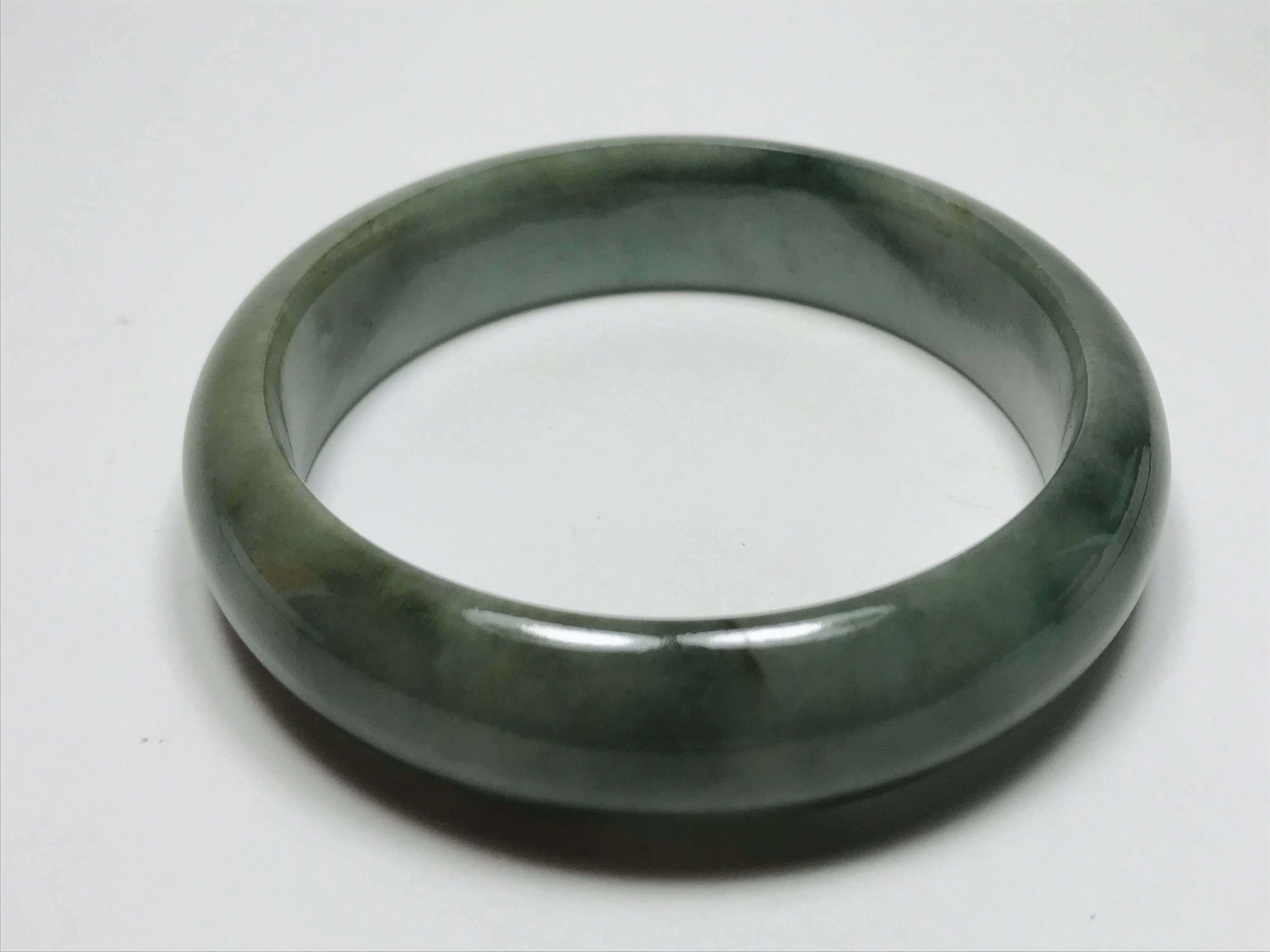 57.5mm Emerald Green and Milky White Hand Carved Grade A - Etsy