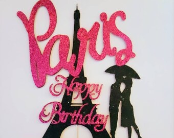 Paris Cake Topper - Etsy