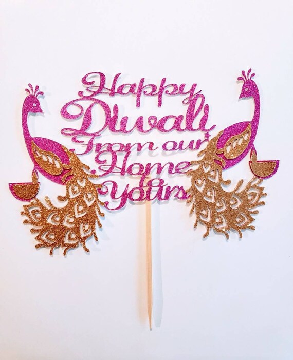 Personalized Custom Cake Topper for Diwali Divali Deepavali | Etsy