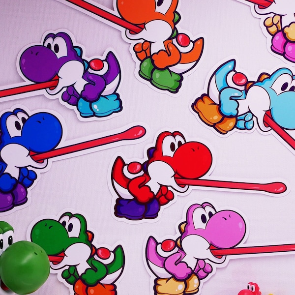 Yoshi Sticker - Etsy