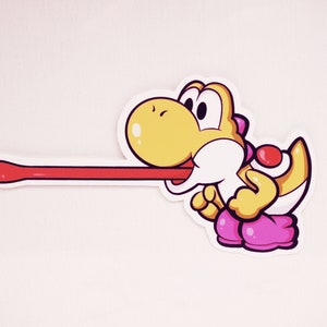 Yoshi Sticker 2 Pair Super Mario 8 Color Assortment - Etsy